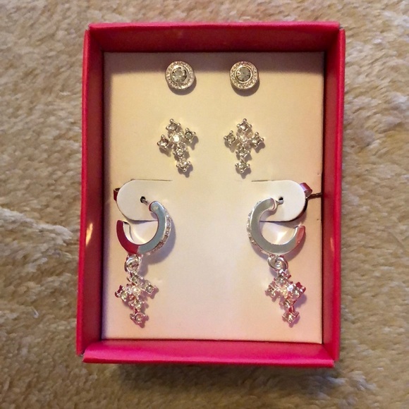 Avon | Jewelry | Avon Studio 886 Winter Cross Earring Pack | Poshmark